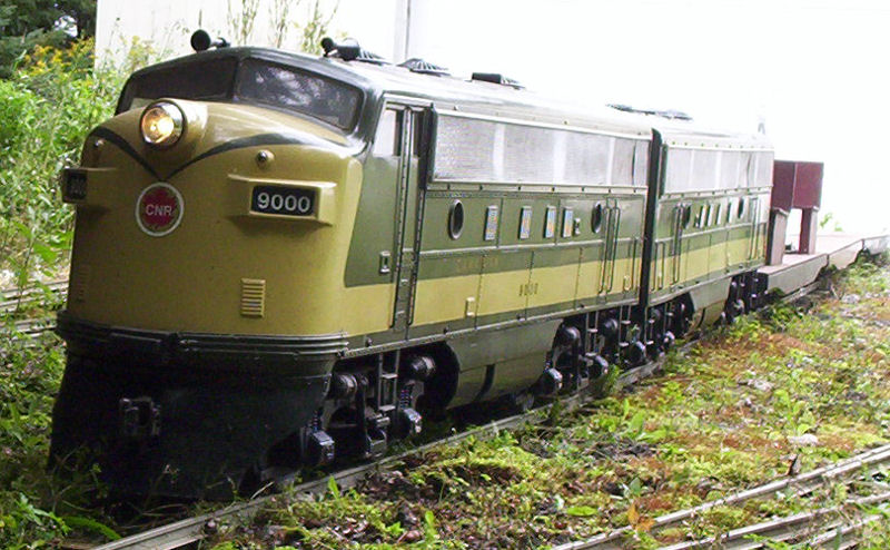 7 1/4″ F7 Diesels & Freight Cars – Golden Horseshoe Live Steamers